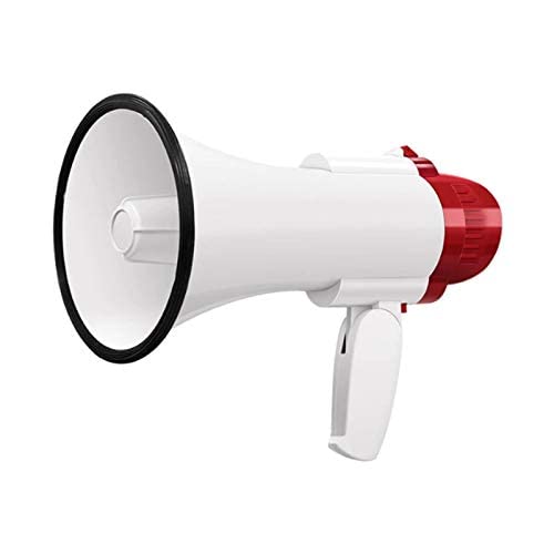 UNIQUE KING Handheld Megaphone with Loud Speaker, Recorder USB Memory ...