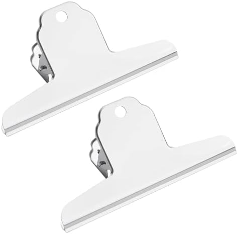 Large Bull Binder Clips Silver - Coideal 10 Pcs 4 Inch Steel Heavy Duty ...