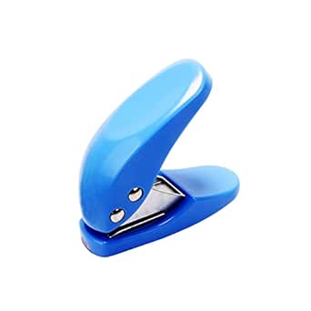 Amazon.com: 1-Hole Mini Hole Puncher, XOOBIU 1 Pack 10 Sheets Punch ...