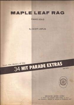 Scott Joplin Maple Leaf Rag for Piano Solo, Published by Melrose Music ...