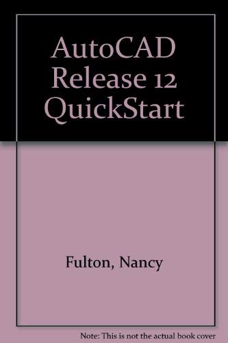 Autocad Release 12 Quickstart | Amazon.com.br