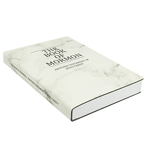 Amazon.com: LDS Scriptures Basic Marble Leatherette Book of Mormon ...