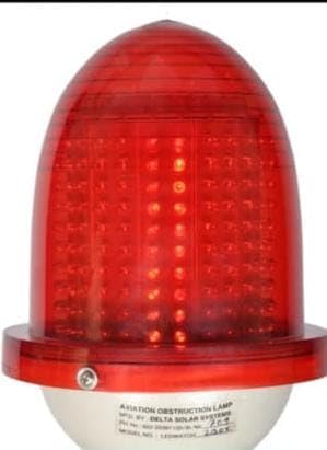 Red Tower Light Double Blinking Light for High Rise Building and Other ...
