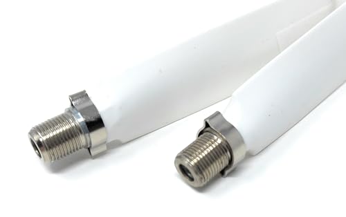 20cm Door, Window Feed Thru Cable, F-Type Female to Female, Flat Coax ...