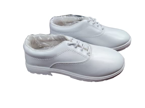 Buy School Shoes (White) for Boys (Numeric_7) at Amazon.in