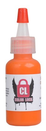 Amazon.com: Orange 1/2 oz Color Lock Brand USA TATTOO INK Pigment ...