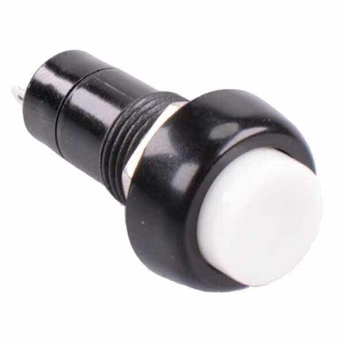 10 x PBS-11B Momentary Push Button Switch White On/Off 12mm (Ideal for ...