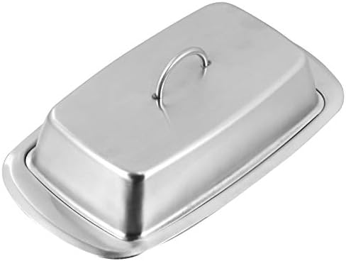 MasterClass Stainless Steel Double-Walled Insulated Butter Dish with ...