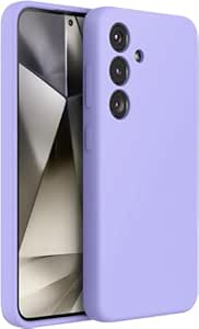 TRUEUPGRADE Liquid Silicone Designed Back Case Cover for Samsung Galaxy S24 5G | Microfiber ...