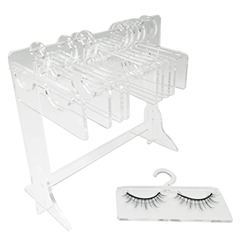 Amazon.com: Eyelash Extension Organizer with 10 Hangers, Makeup Storage ...