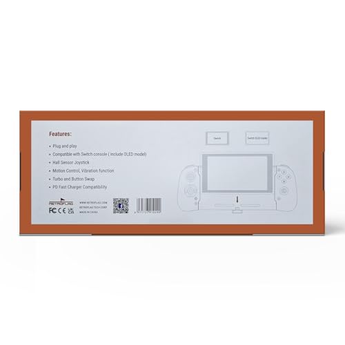 AKNES RetroFlag Handheld Controller for Nintendo Switch and Switch OLED ...
