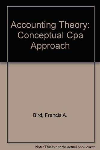 Amazon.com: Accounting Theory: Conceptual Cpa Approach: 9780936328027 ...