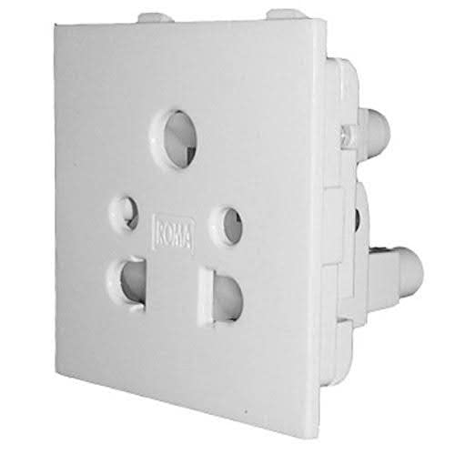 6A Five Pin Socket (Pack of 2) : Amazon.in: Electronics