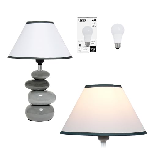 Gray Stacked Pebble Lamp - Soul & Lane