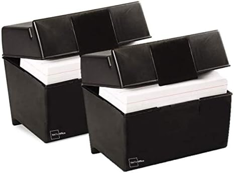 Plastic Index Card Box