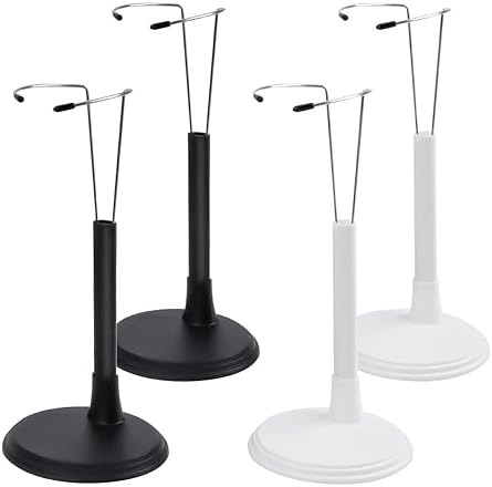 HMIEPRS 4Pcs Doll Stands Display Holder, Adjustable Doll Bracket ...