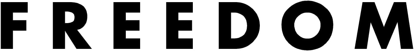 Amazon.com: Freedom Liberty Autonomy Vinyl Decal Sticker (Black, 8 Inch ...