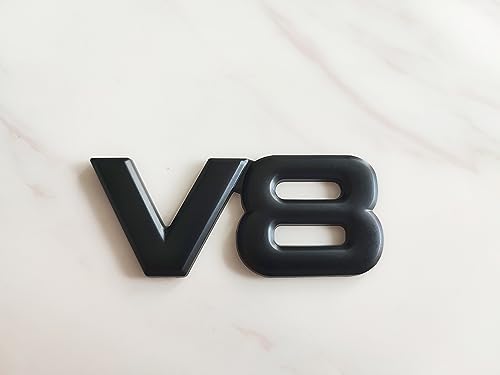 Amazon.com: 2 Metal V8 Badges, 3D car Truck Badges, Stickers, car ...