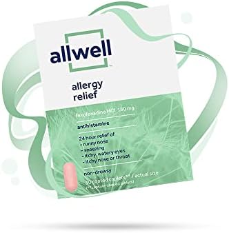 Amazon.com: Allwell - Non Drowsy Allergy Relief, 24-Hour Allergy ...