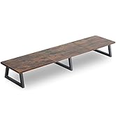 Amazon.com: TEAMIX Dual Monitor Stand Riser - Length and Angle ...