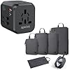 EPICKA Universal Travel Adapter, International Plug Adapter with Dual ...