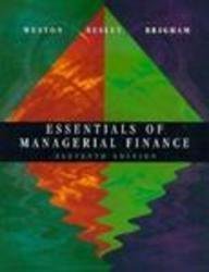 Essentials of Managerial Finance (The Dryden Press Series in Finance ...