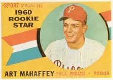 1960 Topps Regular (Baseball) Card# 138 Art Mahaffey of the ...