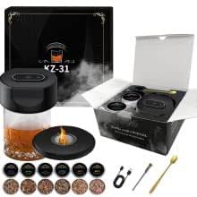 Amazon.com: Cocktail Smoker Kit with Glass Dome, Smoking Wood Chips ...