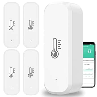 Sunhotty Indoor Thermometer Hygrometer Smart Wireless WiFi Bluetooth ...