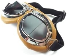 Amazon.com: Vintage Aviator Pilot Goggles for Cruiser Chopper ...