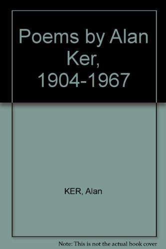Poems by Alan Ker, 1904-1967: KER, Alan: Amazon.com: Books