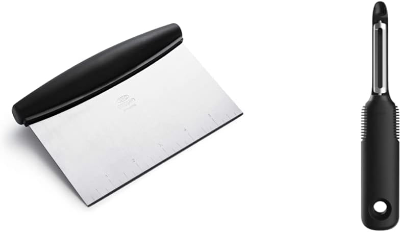 OXO Good Grips Stainless Steel Scraper & Chopper + OXO Good Grips ...