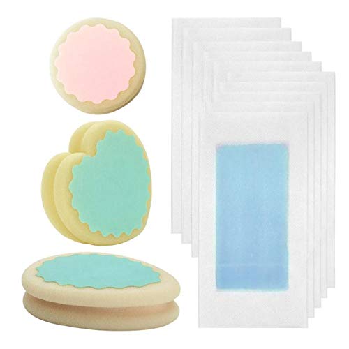 1 Set Painless Sponge Hair Removal Kits Depilation Wax Pad Women Men ...