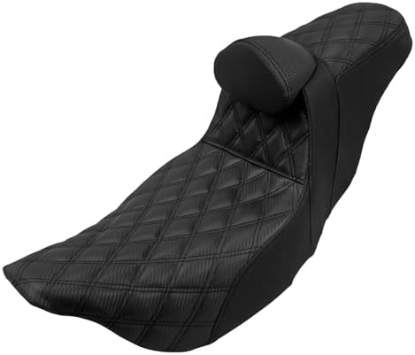 Amazon.com: HDBUBALUS Motocycle Seat Driver & Passenger Seat Fit For ...