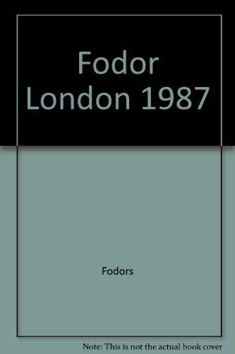 FD London 1987: Fodor's: 9780679013822: Amazon.com: Books