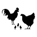 Amazon.com: Chicken Family Animal Decal Vinyl Removable Decorative ...