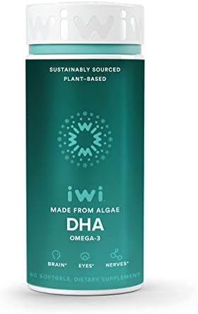 Amazon.com: Iwi Life Omega-3 Algae Based DHA - 60 Softgels - 500 mg ...