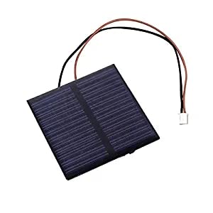S P 55 x 55 Mini Solar Panel 4V 100MH Wire Attached for DIY Projects ...