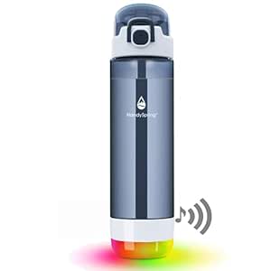HANDYSPRING - Smart Water Bottle with Reminder to Drink Water - Lights and Sound (switchable ...