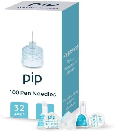 Amazon.com: Pip Pen Needles - 32G x 4mm - Universal Fit for All Type A ...