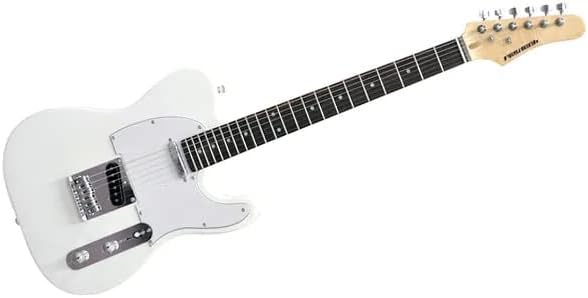 Amazon.co.jp: PLAYTECH (プレイテック) エレキギター テレキャスタータイプ Rosewood White : 楽器・音響機器