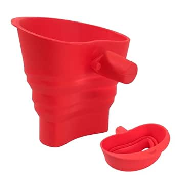 Amazon.com: Mixer Funnel | Foldable Wide Mouth Food Grade Silicone Easy ...