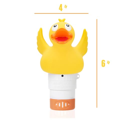 Duck Chlorine Floater for 1" Tab ONLY, Mini Floating Pool Chlorine ...