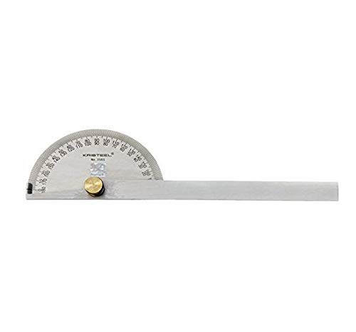 LOVELY® Kristeel Degree Protractor Stainless Steel Professional Angle ...
