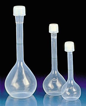 PFA Flasks with Screw Caps - 500 mL (500 mL): Volumetric Flasks: Amazon ...