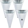 Amazon.com : Mumufy 4 Pcs Medium Galvanized Steel Poultry Restraining Cones Flat Back Funnel ...