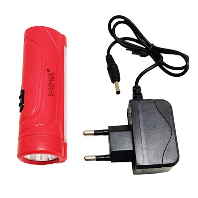 PLSUPREME PL-006 3 Watt Rechargeable Torch with Charger with Powerful ...