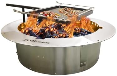 Amazon.com : Firebugzz Smokeless Fire Pit Insert with Swivel Grill – 29 ...