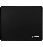 Amazon.co.jp: Soqool マウスパッド ゲーミングマウスパッド ゲーム用 ミニサイズ エッジ周辺強化 高級 光学マウス対応 水洗い 滑り止め 耐久性が良い Black ...