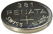 Amazon.com: GP 381 Watch Coin Cell Battery from Renata : Health & Household
